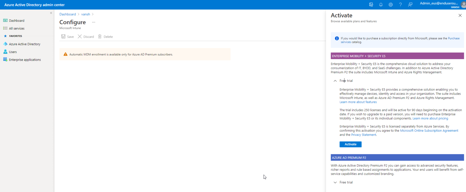 Walkthrough Intune in Microsoft Endpoint Manager (MEM ...