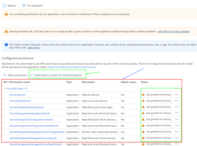App Registration for Intune – endusersupports.com