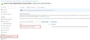 App Registration for Intune – endusersupports.com