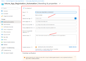 App Registration for Intune – endusersupports.com