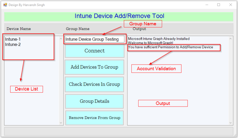 Intune Device Add/Remove Tool – endusersupports.com