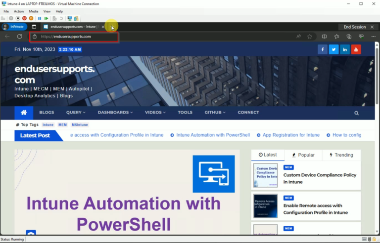Setup Window 11 KIOSK mode with Intune – endusersupports.com