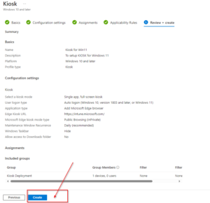 Setup Window 11 KIOSK mode with Intune – endusersupports.com