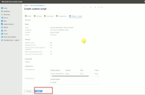Intune Remediation Deployment – endusersupports.com